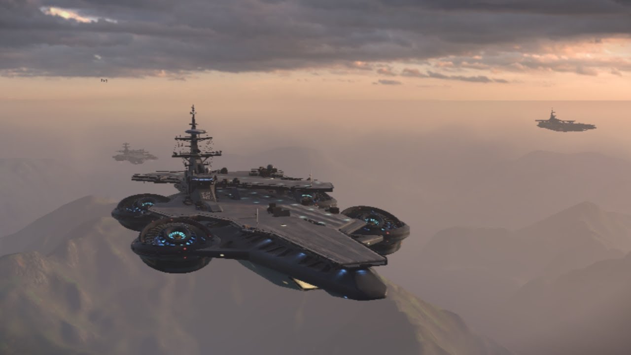 USS Musk (CVN-X) - Flying Aircraft Carrier Gameplay - Modern Warships ...