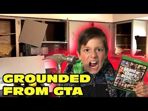 Kid Temper Tantrum Destroys Kitchen After Mom Grounds Him From Playing GTA 5
