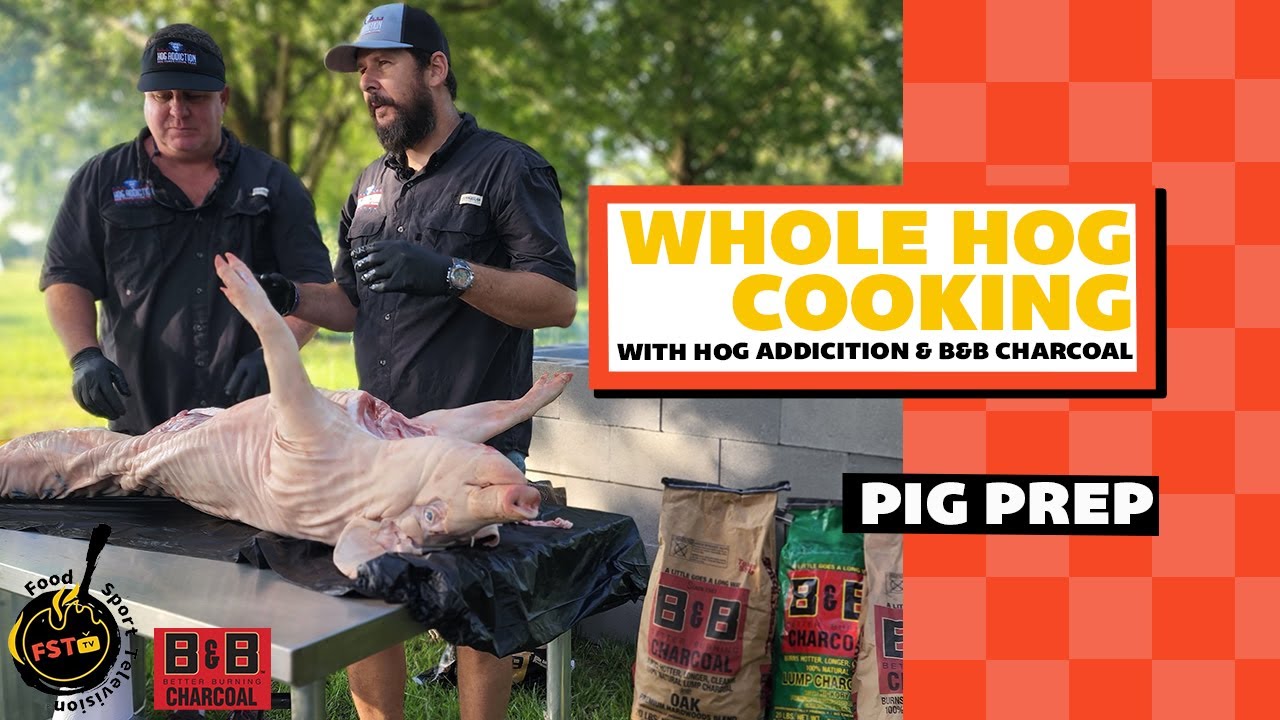 Whole Hog Cooking - Pig Prep - YouTube