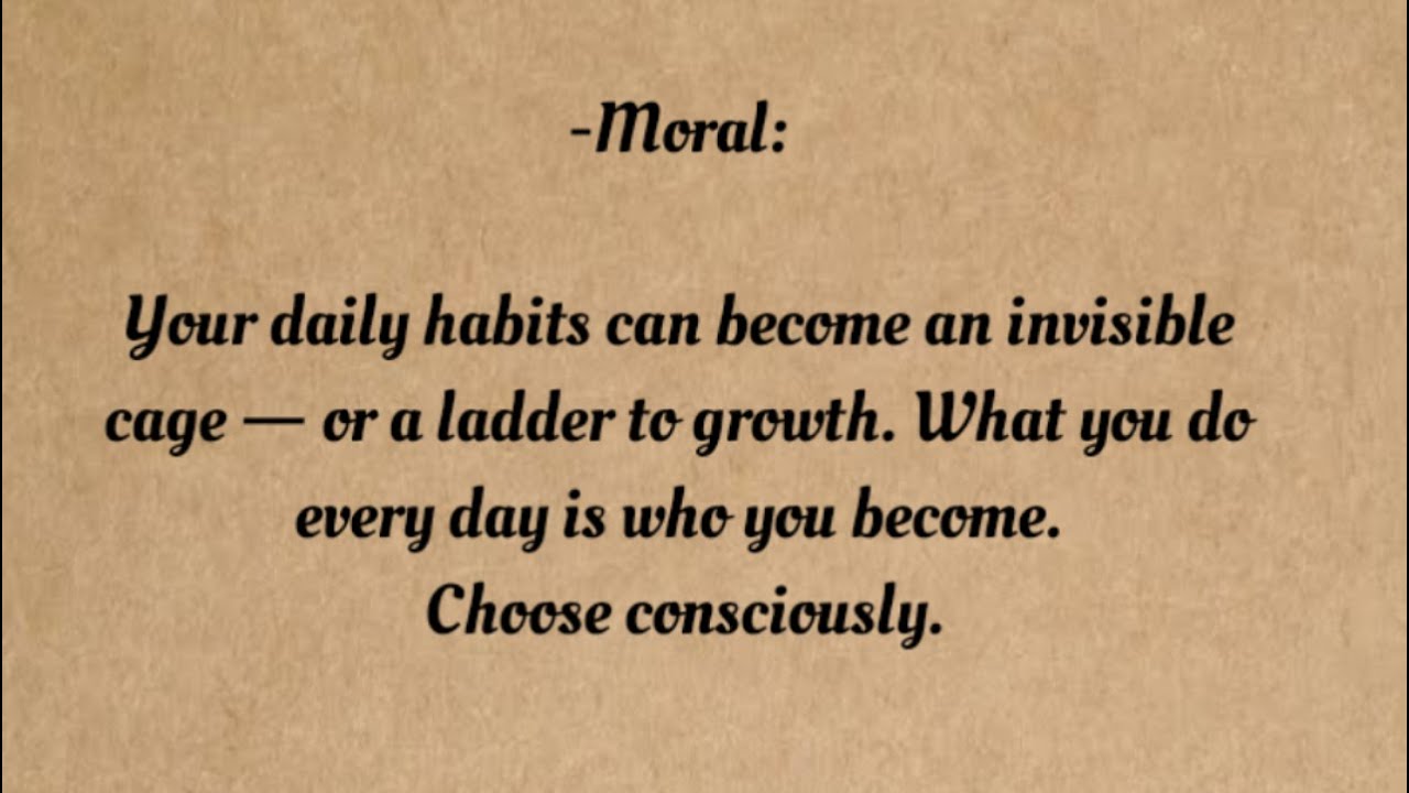 The Invisible Cage.Your Daily Habits Can Become an Invisible Cage or a ...