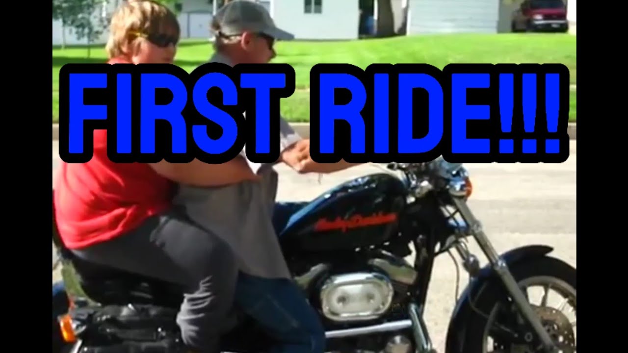 My Brother's First Motorcycle Ride!!! - YouTube