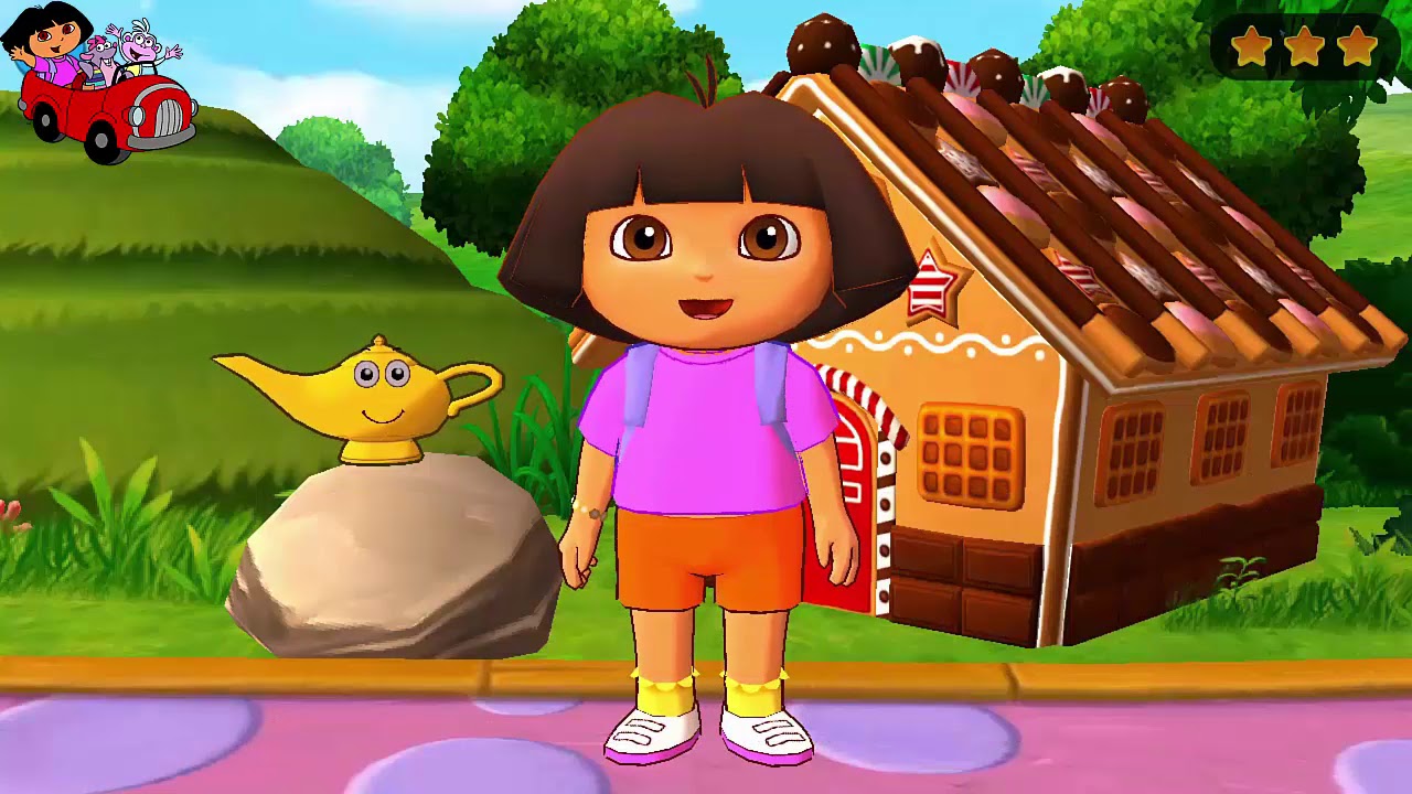 Learn with Dora Music And Art Save Boots The Frog Game Learning English ...
