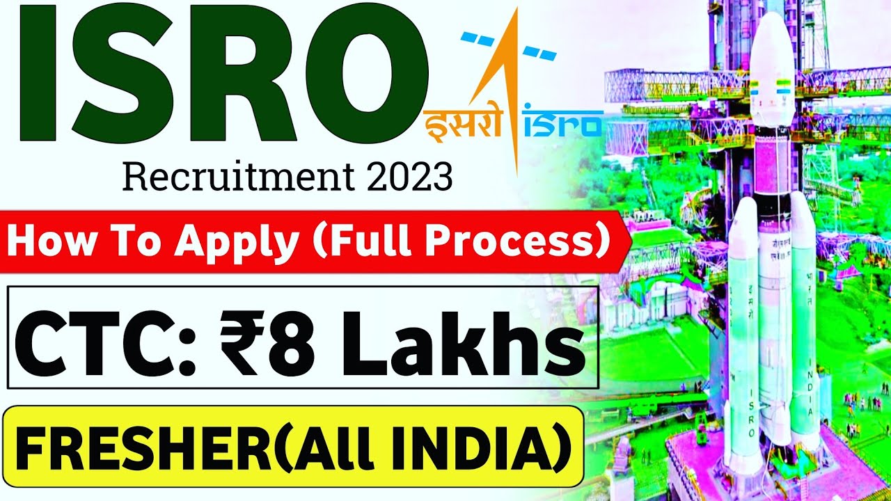 ISRO Apply Online Full Process | ISRO Notification 2023 | ISRO Jobs ...
