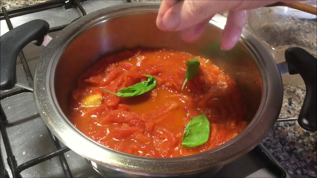 Sugo al filetto di pomodoro San Marzano (come lo faceva zia Ada) - YouTube