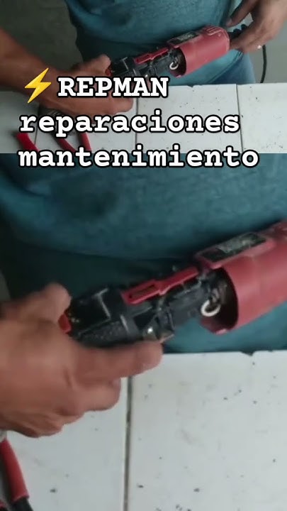 Aprende en sencillos pasos como reparar una amoladora #repman - YouTube