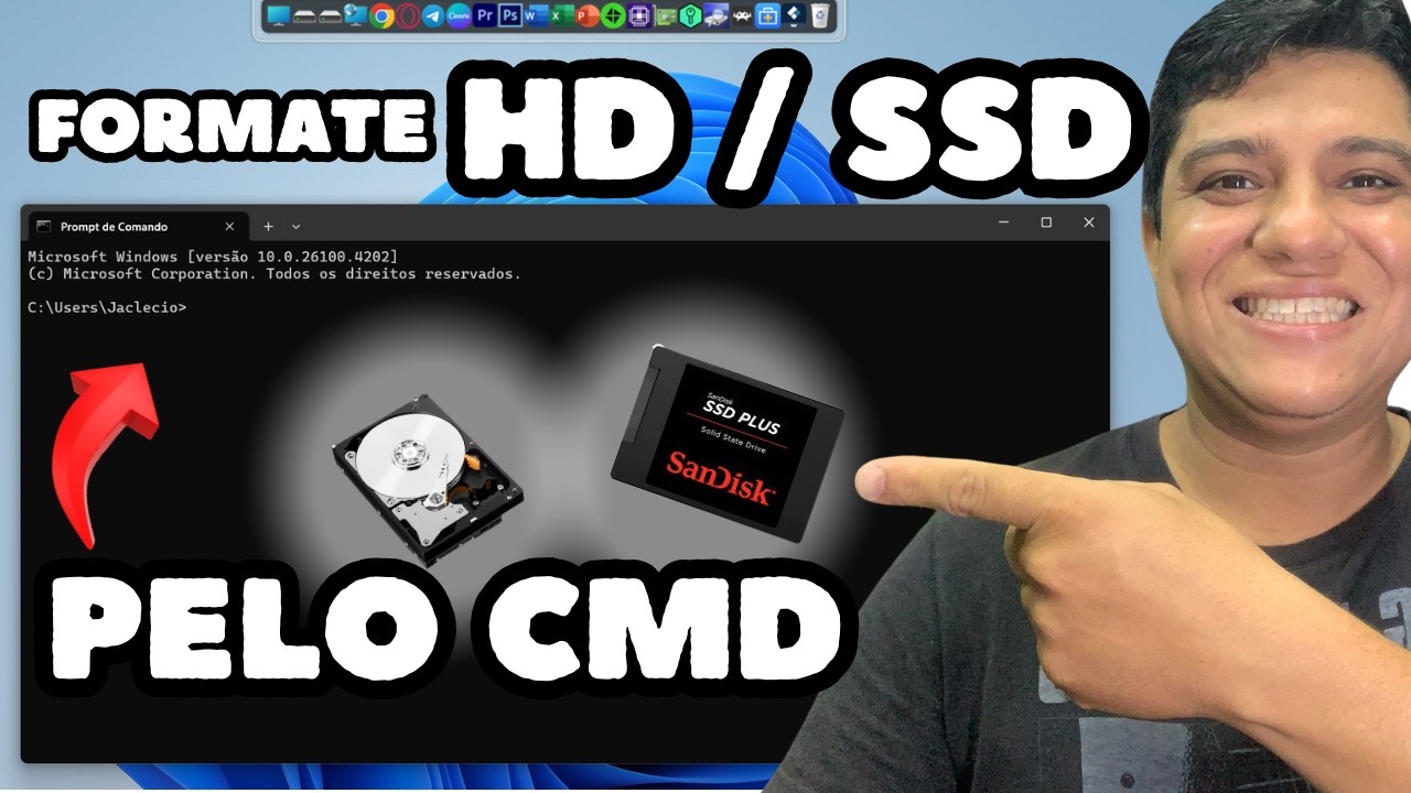 FORMATE HD ou SSD PELO CMD de Forma PROFISSIONAL O Método que Ninguém ...