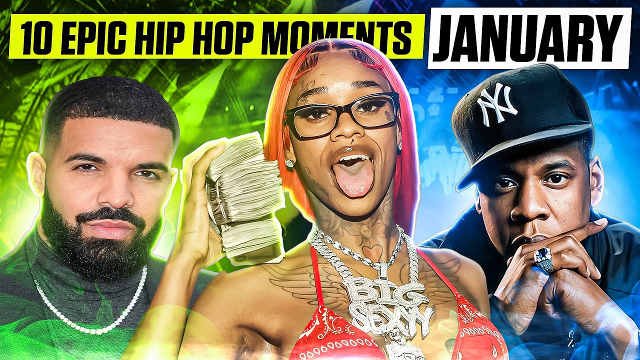 Top 10 Epic Hip Hop Moments in January - YouTube