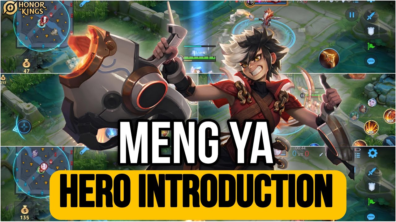 HOK: NEW HERO MENG YA | SKILL PREVIEW & INTRODUCTION | Honor of Kings ...