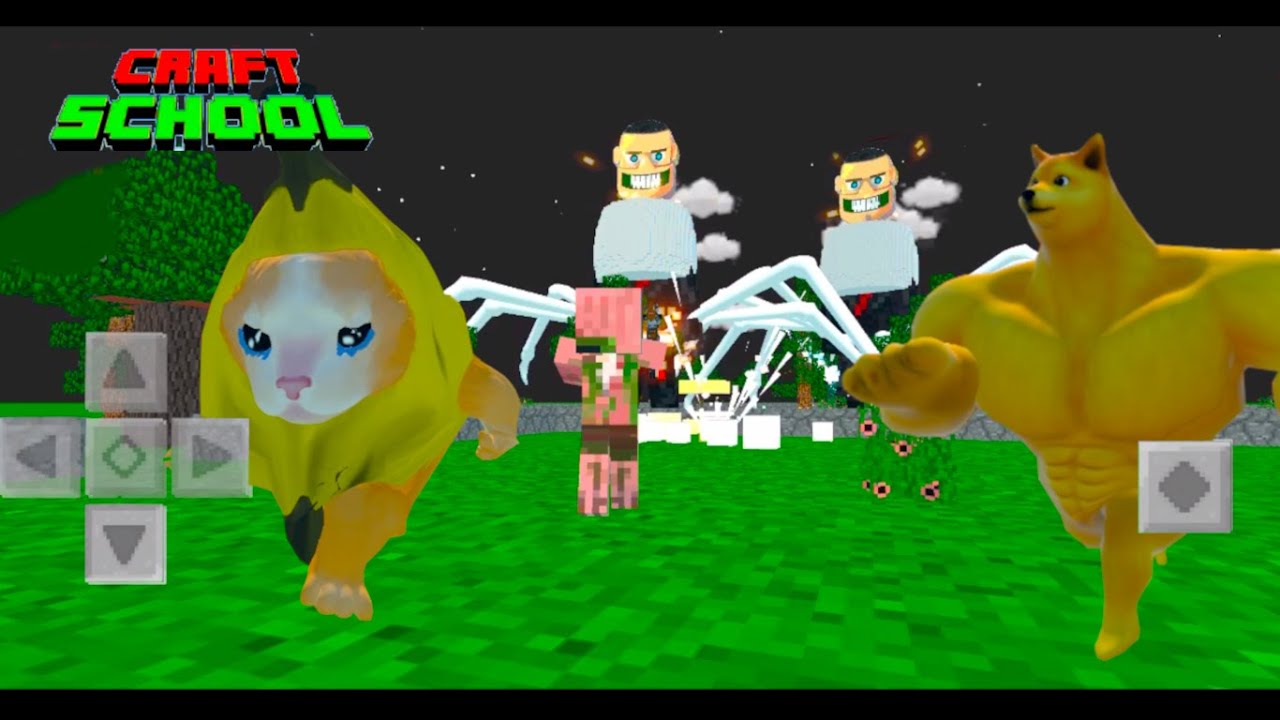 Escape monster [Craft Monster School] mobile gameplay walkthrough [part ...