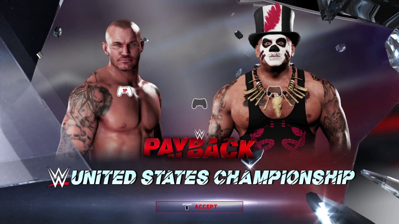 WWE 2k18 United States Championship Randy Orton vs. Papa Shango - YouTube