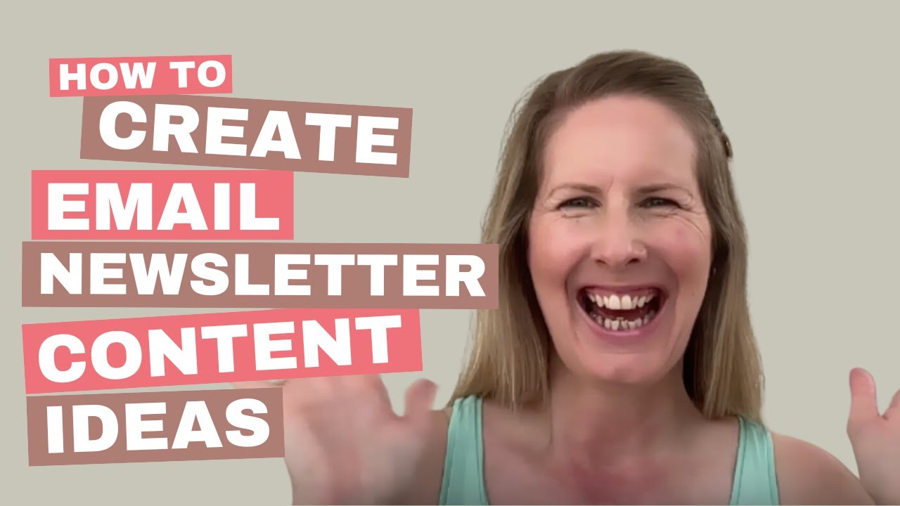 How to Create Email Newsletter Content Ideas For Coaches & Content ...