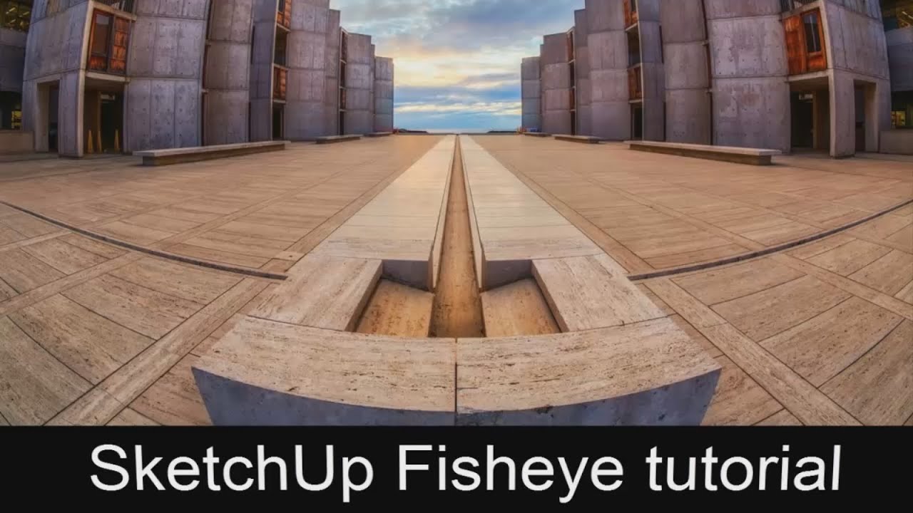 SketchUp + Photoshop Fisheye tutorial - YouTube