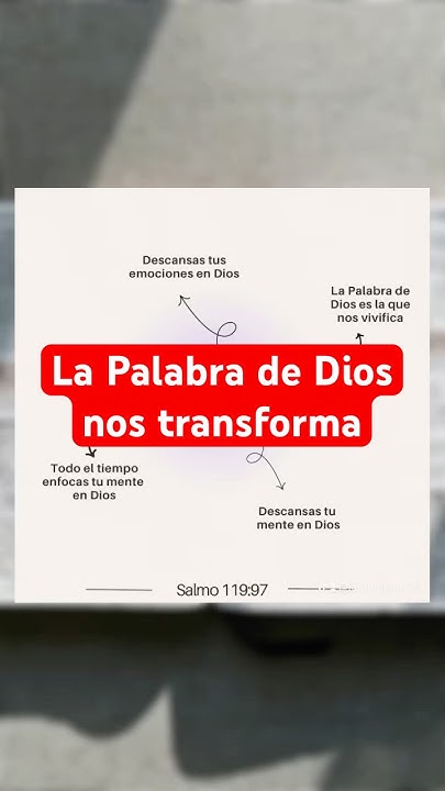 Llena tu mente de la Palabra de Dios #shorts #biblia - YouTube