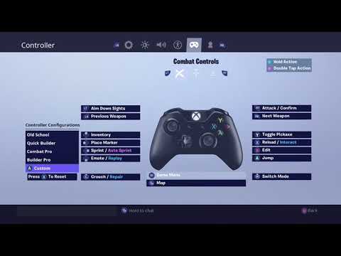 My Controls and Settings || Xbox one Fortnite - YouTube