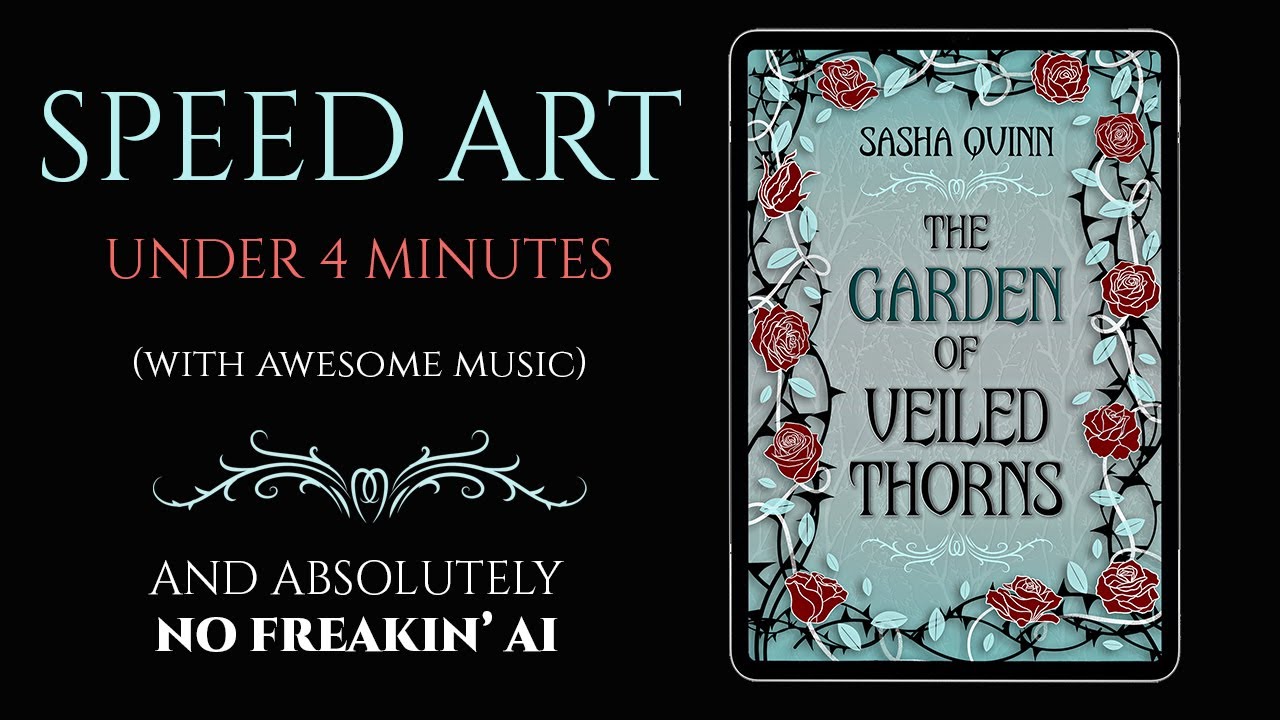 [Time Lapse] Create this book cover design with me! - YouTube