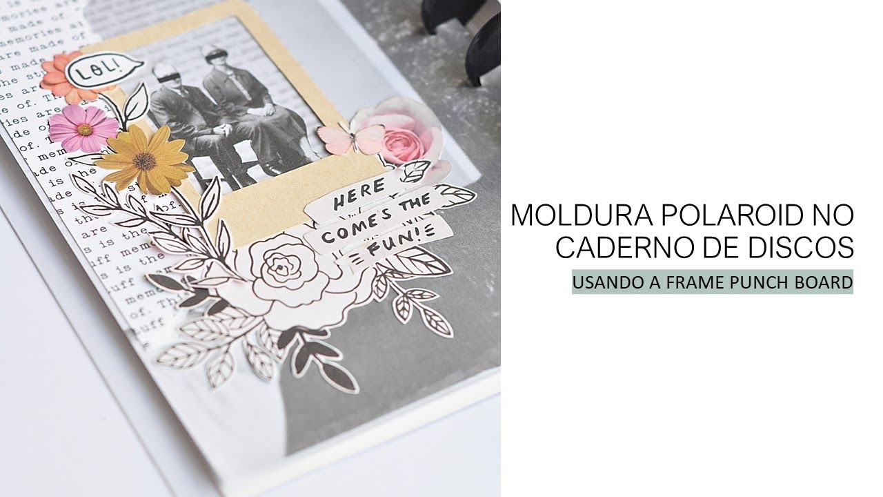 Moldura Instax na Frame Punch Board - WeR - YouTube