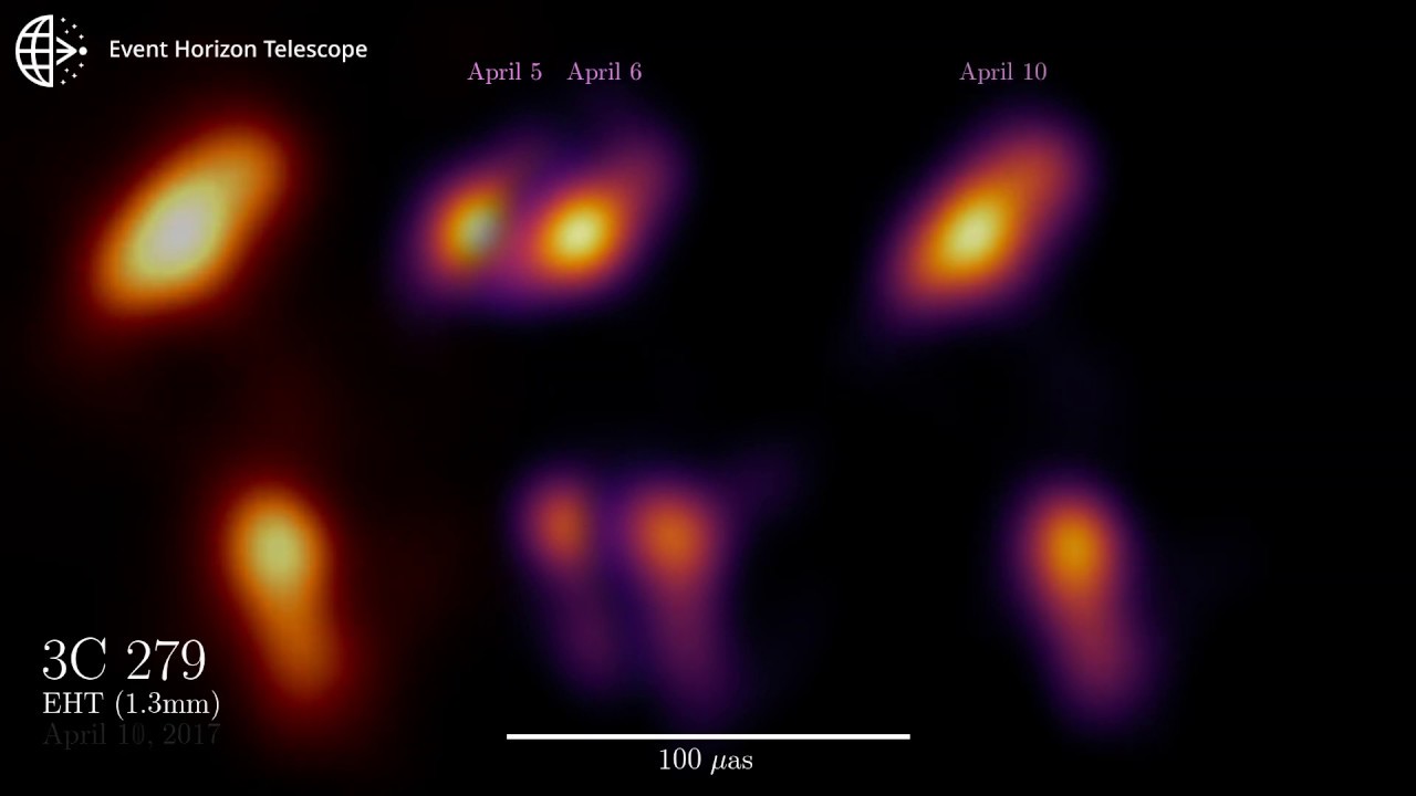 Quasar 3C 279 Jet Structure – Observed With VLBA, GMVA & Event Horizon ...