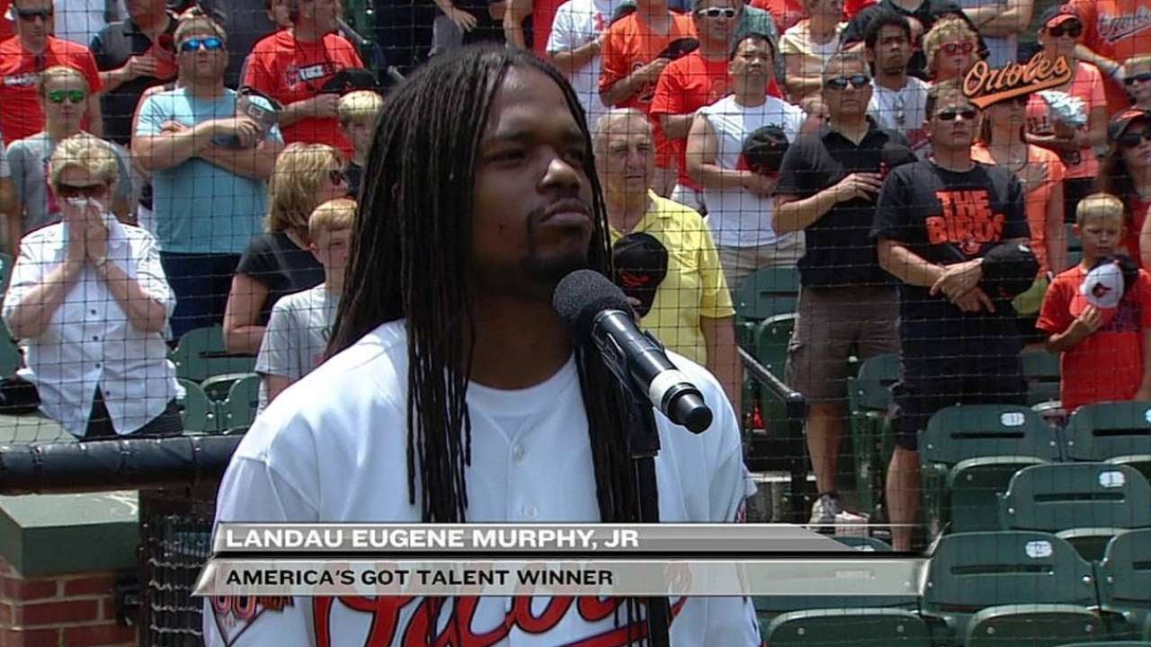 TB@BAL: Landau Eugene Murphy Jr. sings the anthem - YouTube