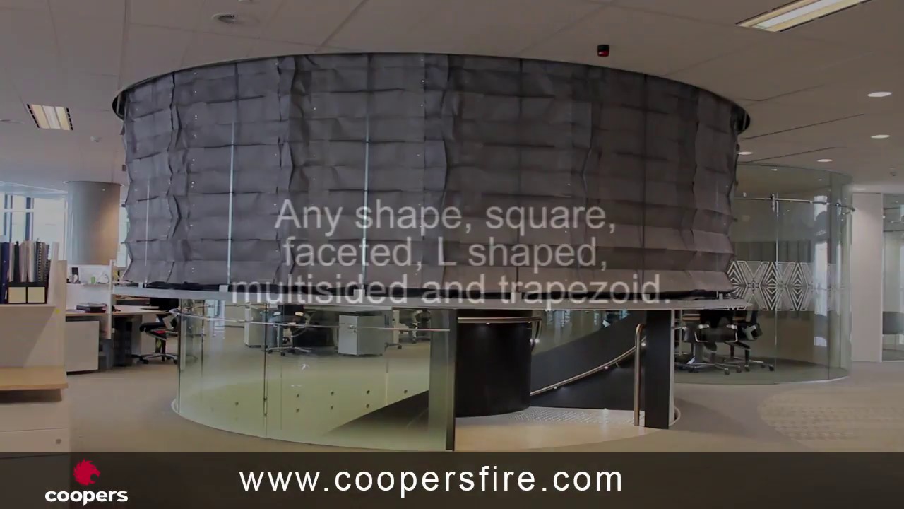 Coopers Fire FireMaster® Concertina™ Fire Curtain - YouTube