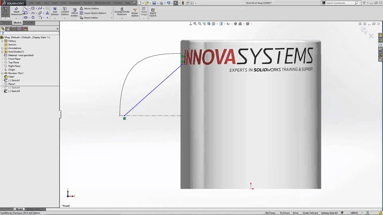 How do I create a variable sweep in SOLIDWORKS? - YouTube