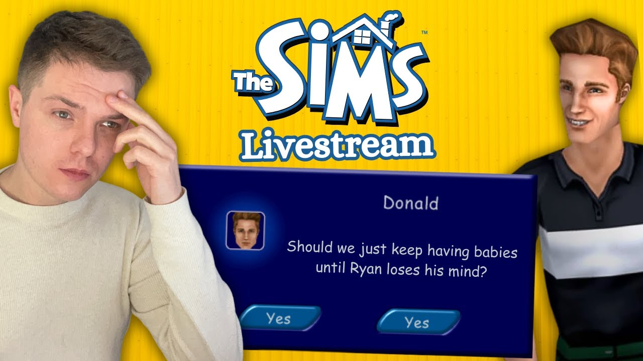 I am SICK of Sims 1 kids - Livestream (17/04/2024) - YouTube