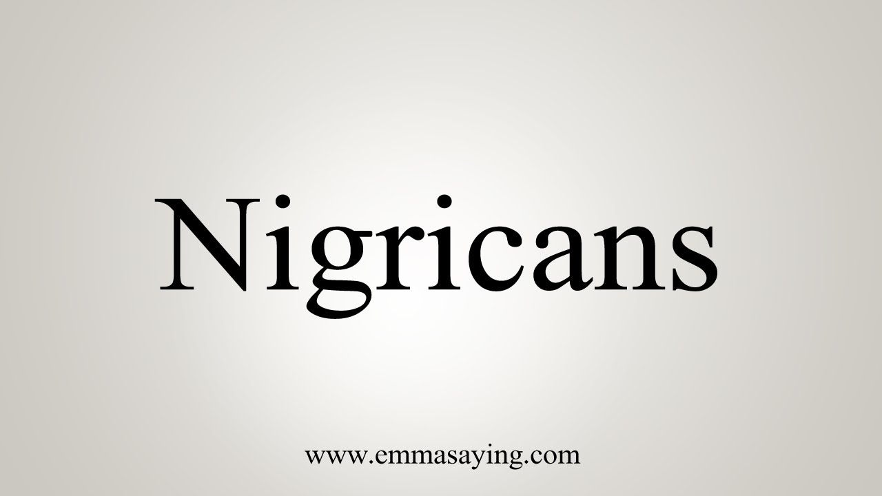 How To Say Nigricans - YouTube
