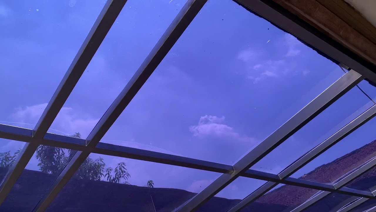 canopy atap solarflat grey - YouTube