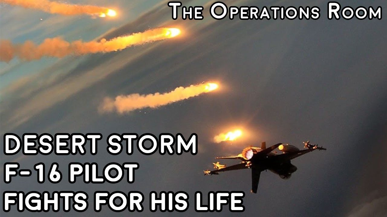 Desert Storm - F-16 Pilot Fights for his Life Over Baghdad - Animated ...