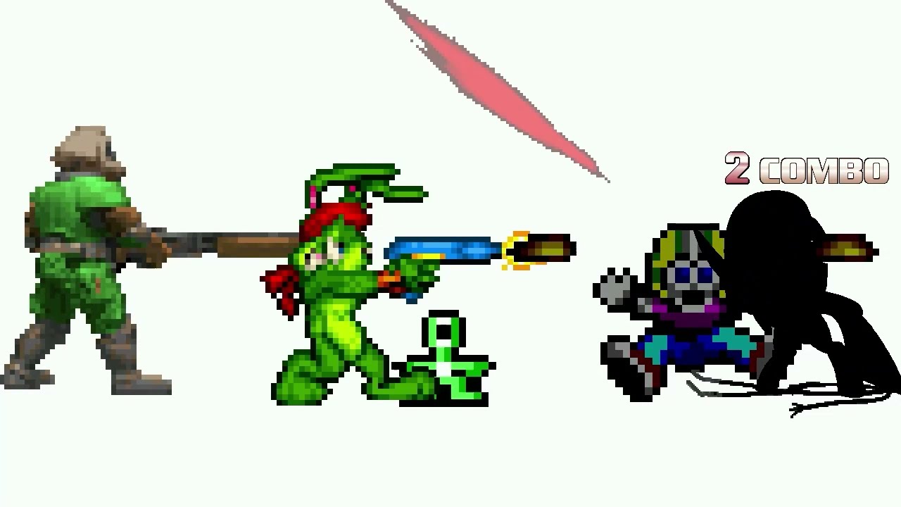 AN Mugen #327: Doomguy & Commander Keen VS Pinkamena & Derp - YouTube