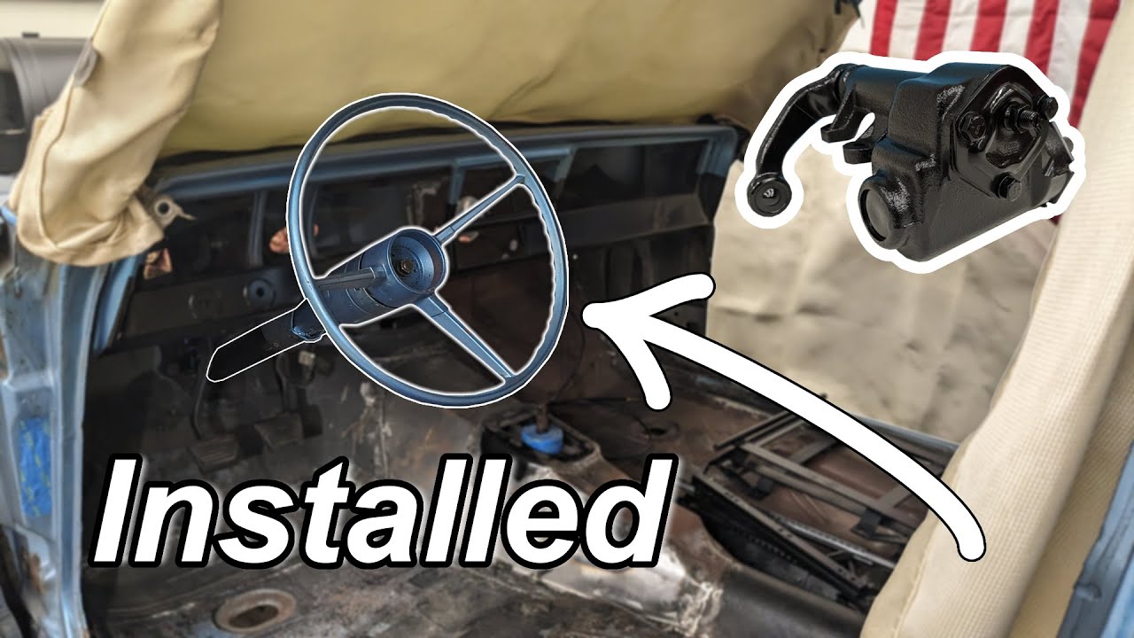 Steering Column Installation in a 1967 Chevy II Nova - YouTube