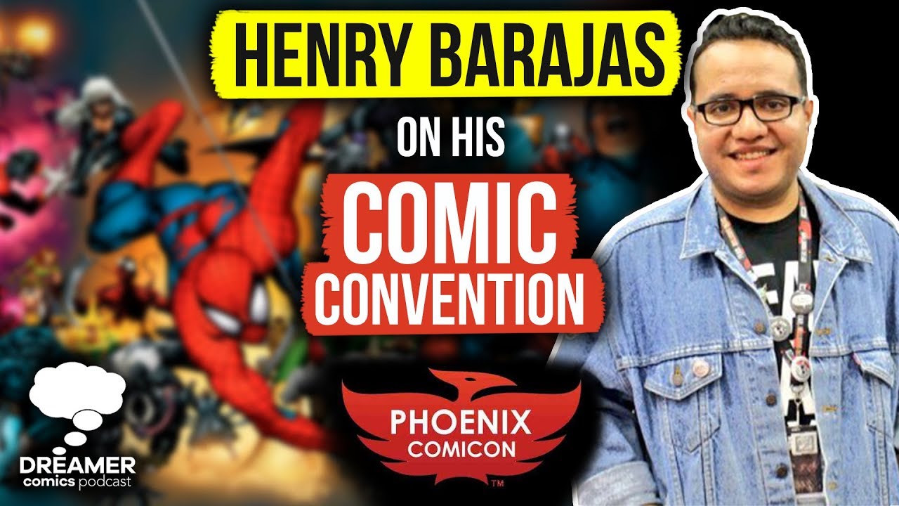 Henry Barajas on First Convention Phoenix Comic Con - YouTube