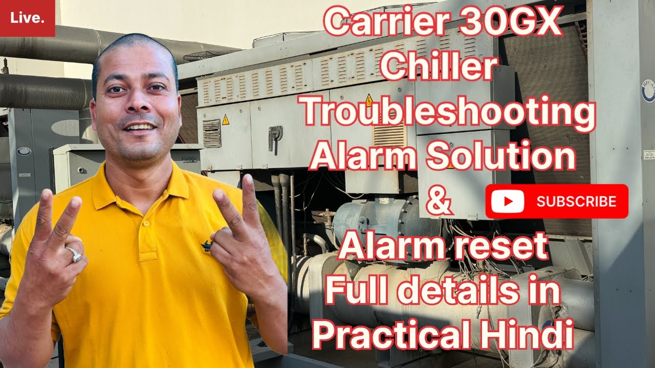 carrier chiller troubleshooting | chiller control panel | hvac chiller ...