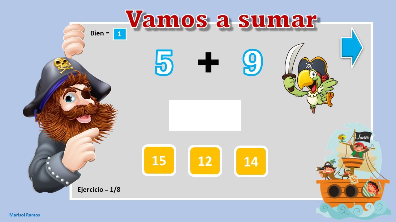 Juego Interactivo Sumas - YouTube