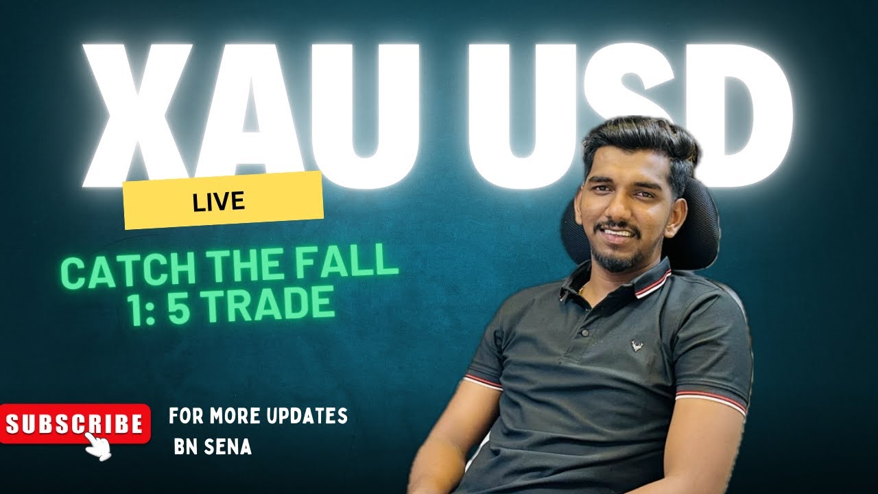 XAU USD SMALL RISK , BIG DROP, CATCH THE FALL 1: 5 TRADE - YouTube