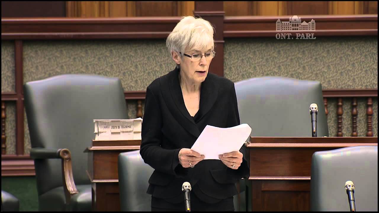 Julia Munro MPP - speaks in support of Anti-Gridlock bill - YouTube