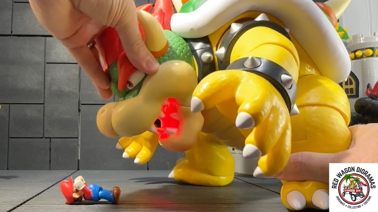 Is this is the Best Bowser Toy Ever?! BIG BAD BOWSER Figure Unboxing ...