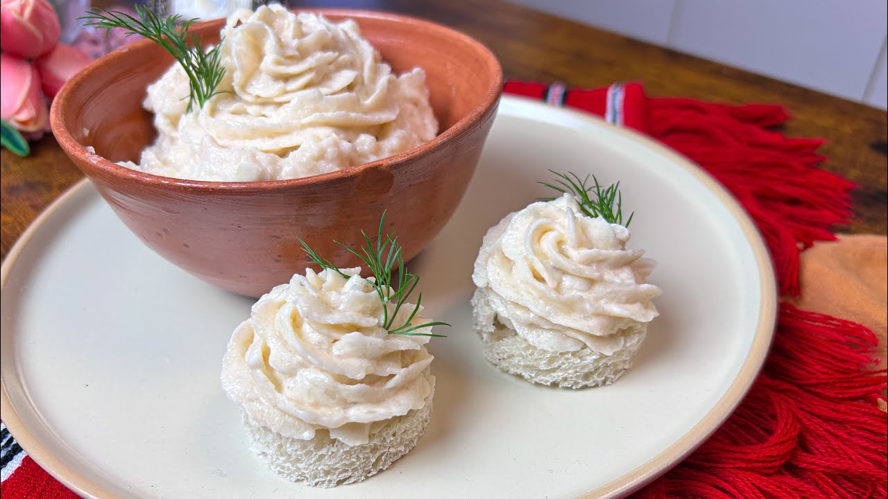 Salata de icre cu gris, cum sa faci icrele de peste. - YouTube