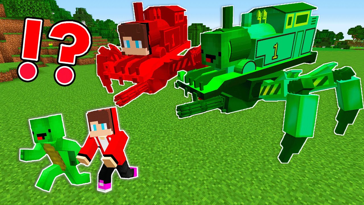 JJ and Mikey Cyber Thomases Attack JJ and Mikey in Minecraft Realism ...