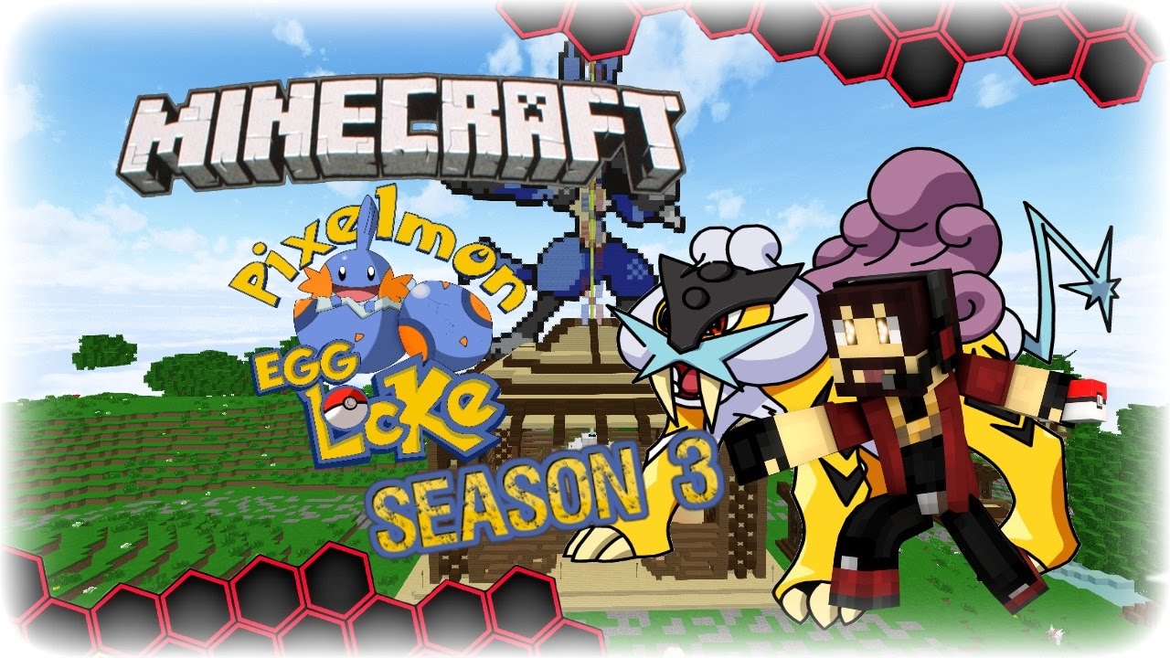 Minecraft Pixelmon Egglocke [S3] #2 "Lucky Egg!!!" W/ Pixeldip & Oparer ...