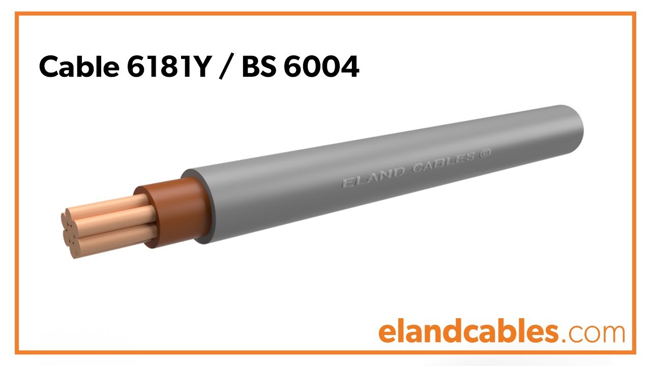Cable 6181Y / BS 6004 - YouTube
