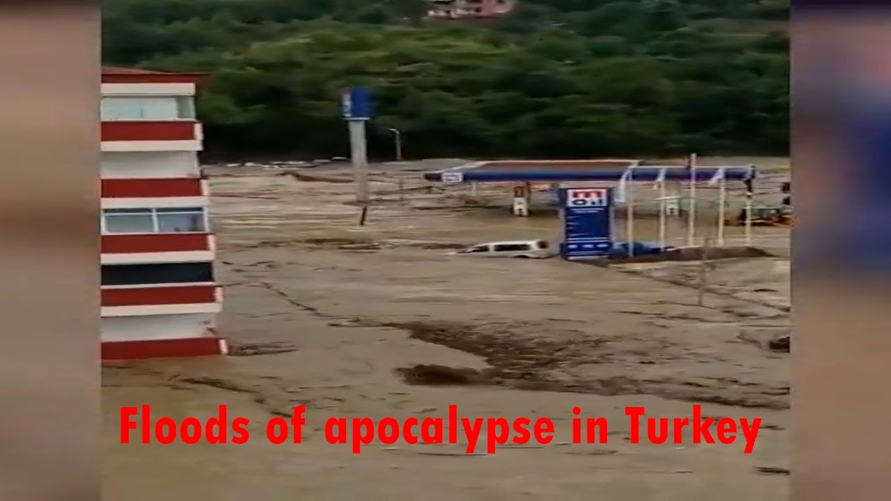 #Shockingscenes of Turkey trapped in a terrible #flood #Floods of ...