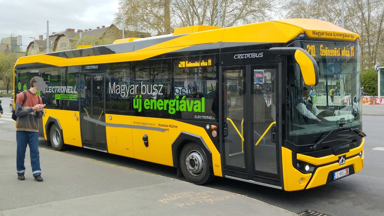 Credo Electronell Tesztbusz a 210 es Vonalon (Svábhegy, és Gyöngyösi ...