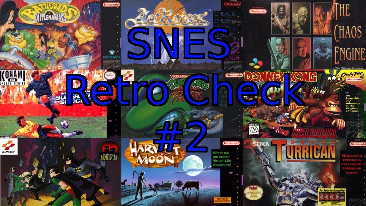 SNES Retro Check #2 part1 - YouTube