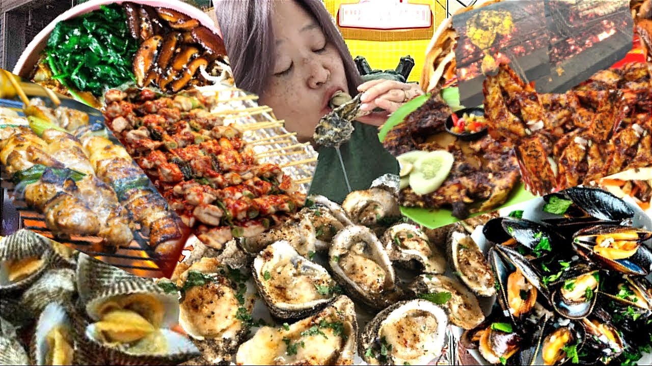 ASMR MUKBANG‼️SEAFOOD OYSTER MUSSEL SQUID SNAILS SHRIMP FISH KOREAN ...