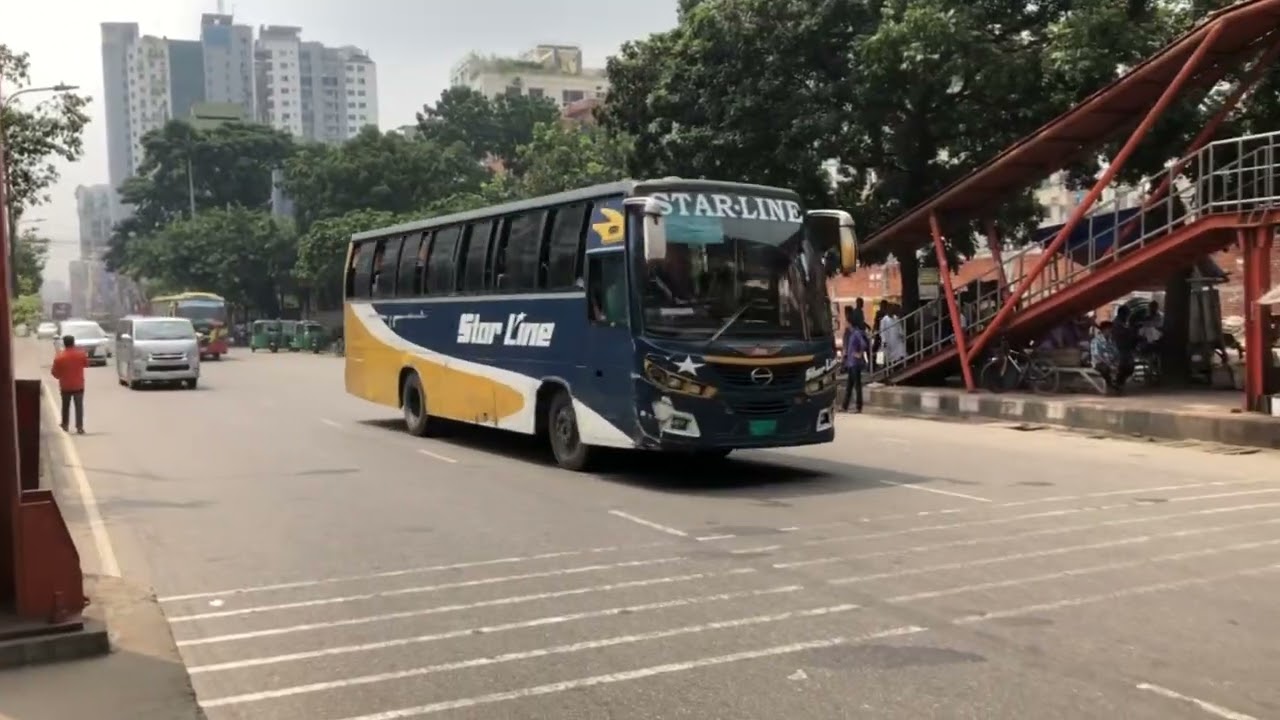 Star line with new Dream line Bus at Area of Dhaka👉👉👉 - YouTube