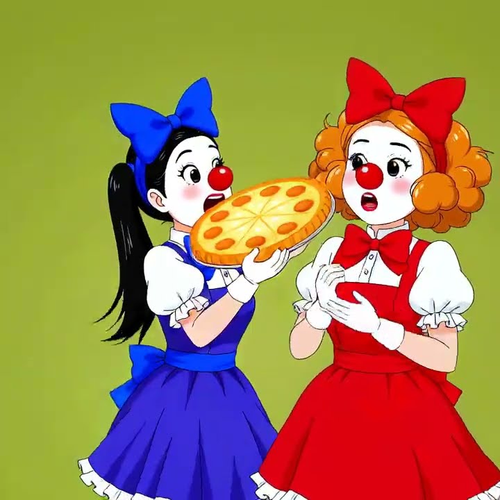 Two Female Clowns and a Pie by Anime Sora - YouTube