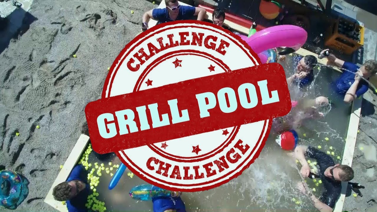 Grill Pool Challenge Landschaftsgestaltung Rotter in Schliersee - YouTube