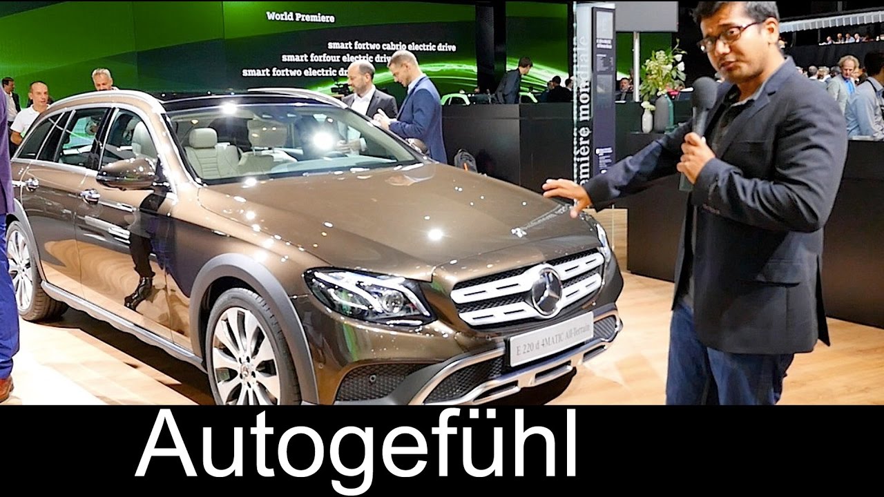 Mercedes E-Class All-terrain E-Klasse crossover Walkaround Exterior ...
