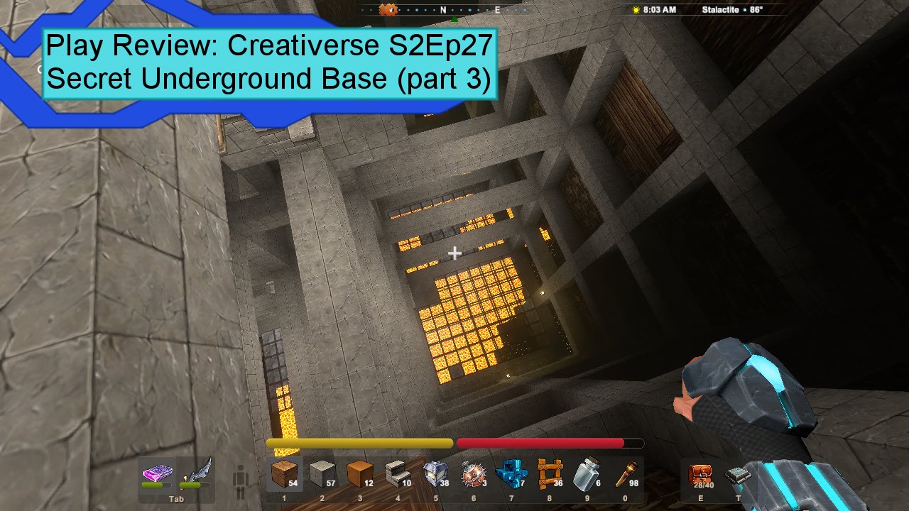 Creativerse S2Ep27- Secret Underground Base (part 3) - YouTube