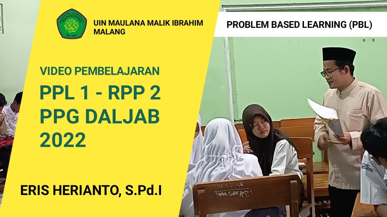PPL 1 - RPP 2 PPG UIN MAULANA MALIK IBRAHIM MALANG - YouTube